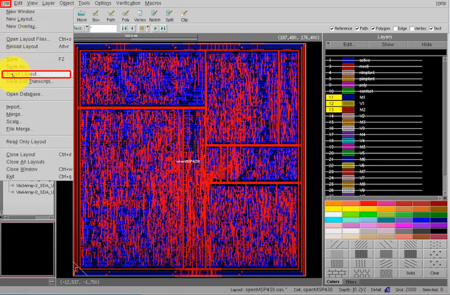 导出指定layer或指定区域layout的GDS_calibre designrev 批量导出gds-CSDN博客