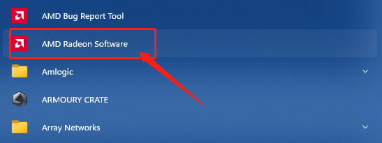 AMD Radeon Software 面板弹错 “This application failed to start because no ...