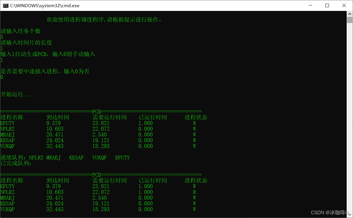 操作系统进程调度算法，进程调度实验实验目的理解进程调度基本原理掌握常用调度算法。 实验内容编写程序实现对5个 Csdn博客