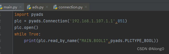 Python ADS本地连接Twincat_python twincat-CSDN博客