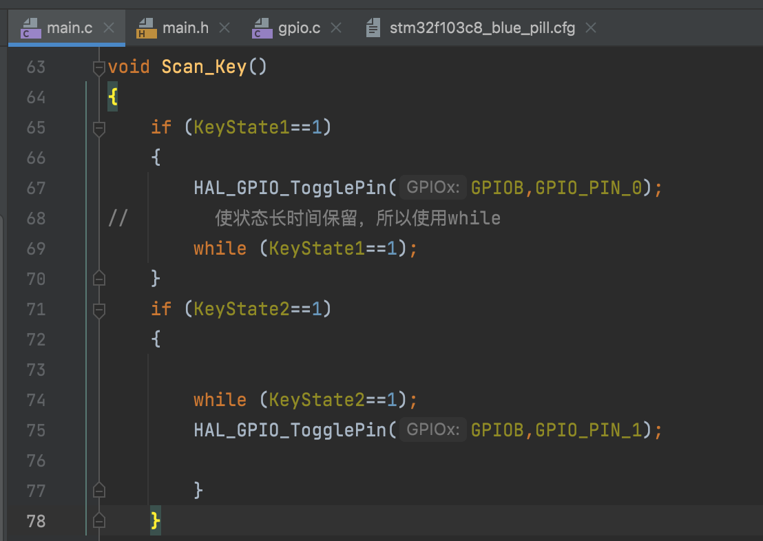 嵌入式-STM32-GPIO输出和输入的HAL库函数_hal库提供了gpio输出高电平和低电平的函数时什么?-CSDN博客