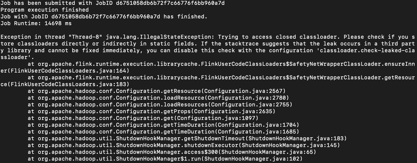 flink1.13.2运行错误问题_could not get job jar and dependencies from jar fi-CSDN博客
