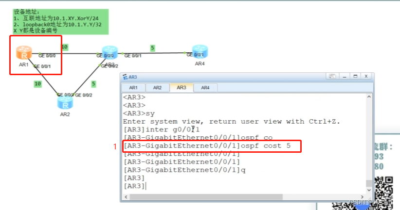 OSPF高级特性中-FRR实验_ospf frr测试效果-CSDN博客