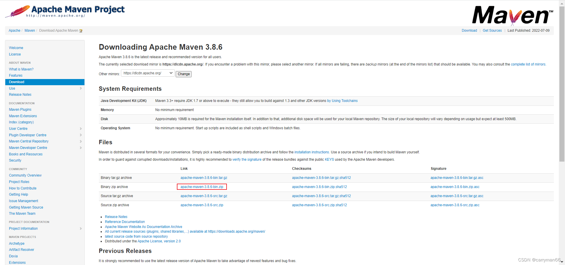 Maven 3.8.6 基础学习_maven3.6和3.8的性能区别-CSDN博客