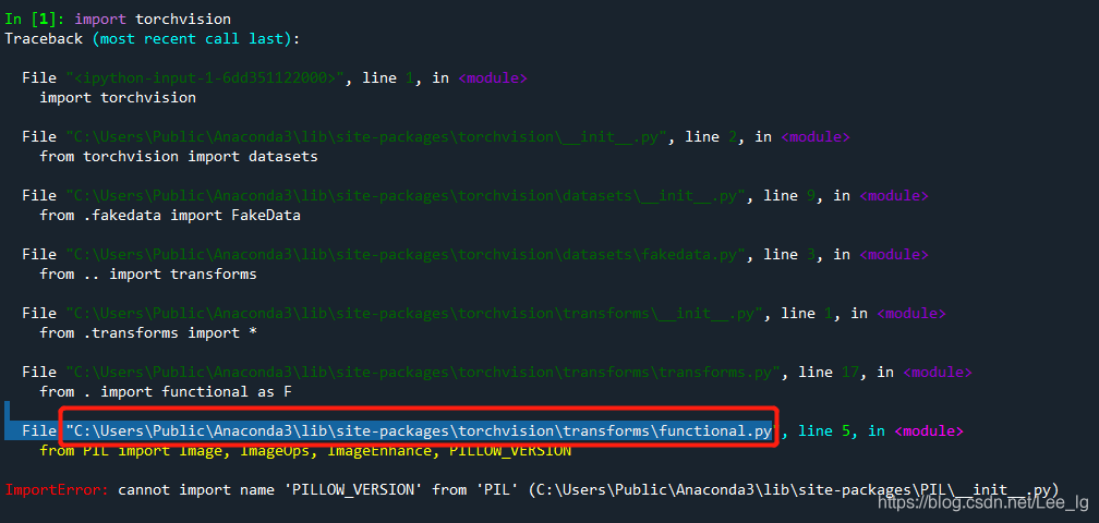 Python模块问题：ImportError: cannot import name ‘PILLOW_VERSION‘ from ‘PIL ...