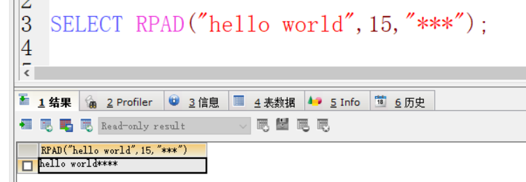 sql函数--03---mysql--LPAD()函数、RPAD()函数----trim()函数_mysql lpad-CSDN博客