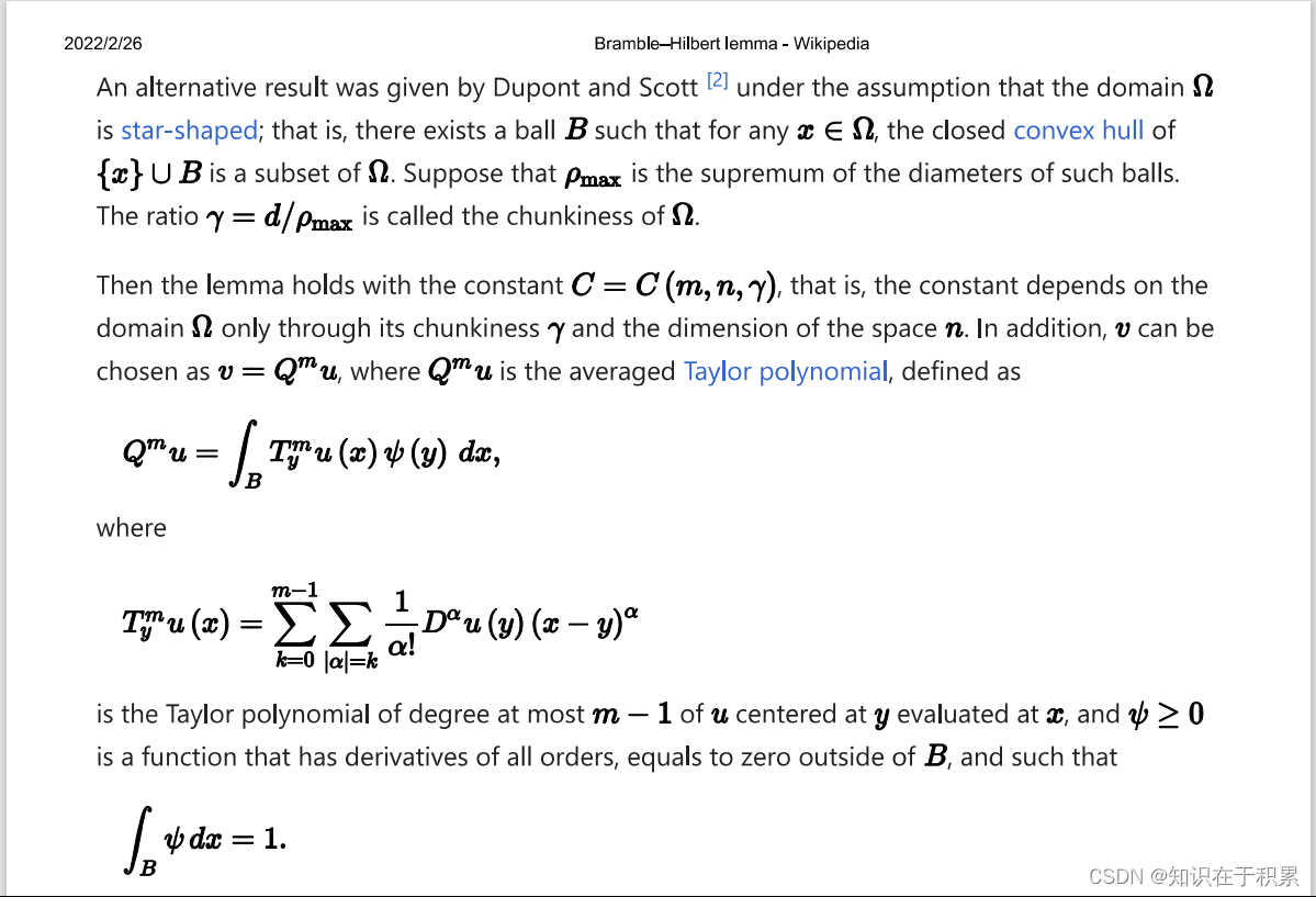 Wikipedia_Bramble–Hilbert lemma-CSDN博客