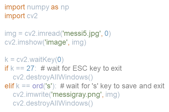 1 Opencv对图片读取、显示和保存的相关函数介绍和具体操作opencv提供了多个与显示有关的函数下面对几个常用的函数进行简单介绍1cv2imsh Csdn博客