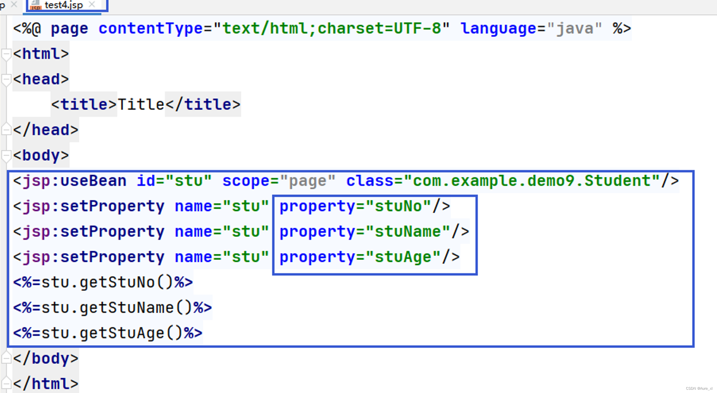 学习笔记整理-Web应用技术开发复习3-jsp、javabean、EL标签、JSTL标签库_aure软件开发-CSDN博客