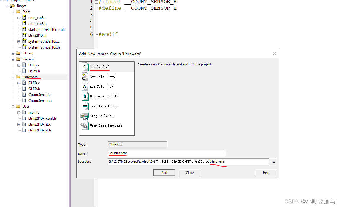 Stm32f103c8t6的学习（2）——函数模块的添加stm32示例模块添加模块 Csdn博客