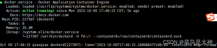 解决docker启动报错：Job for docker.service failed because the control process exited with error code-CSDN博客