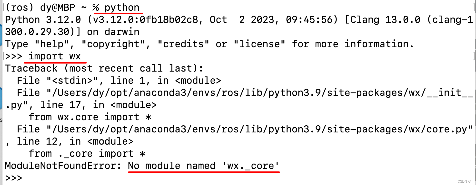 mac M1 使用anaconda安装并配置ros noetic_anaconda安装ros-CSDN博客
