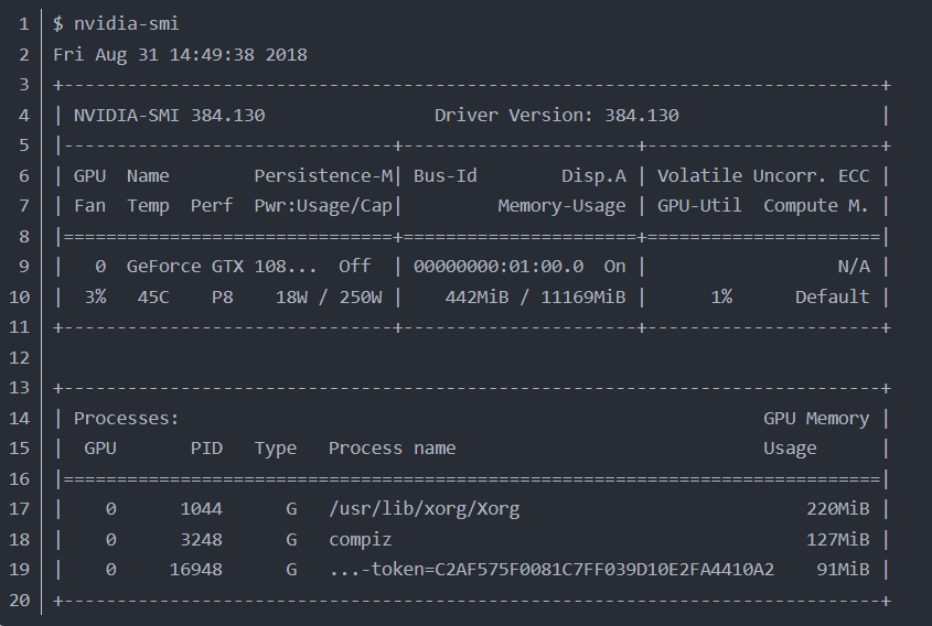 Ubuntu查看N卡GPU活动状态_ubuntu如何判断哪张显卡故障-CSDN博客