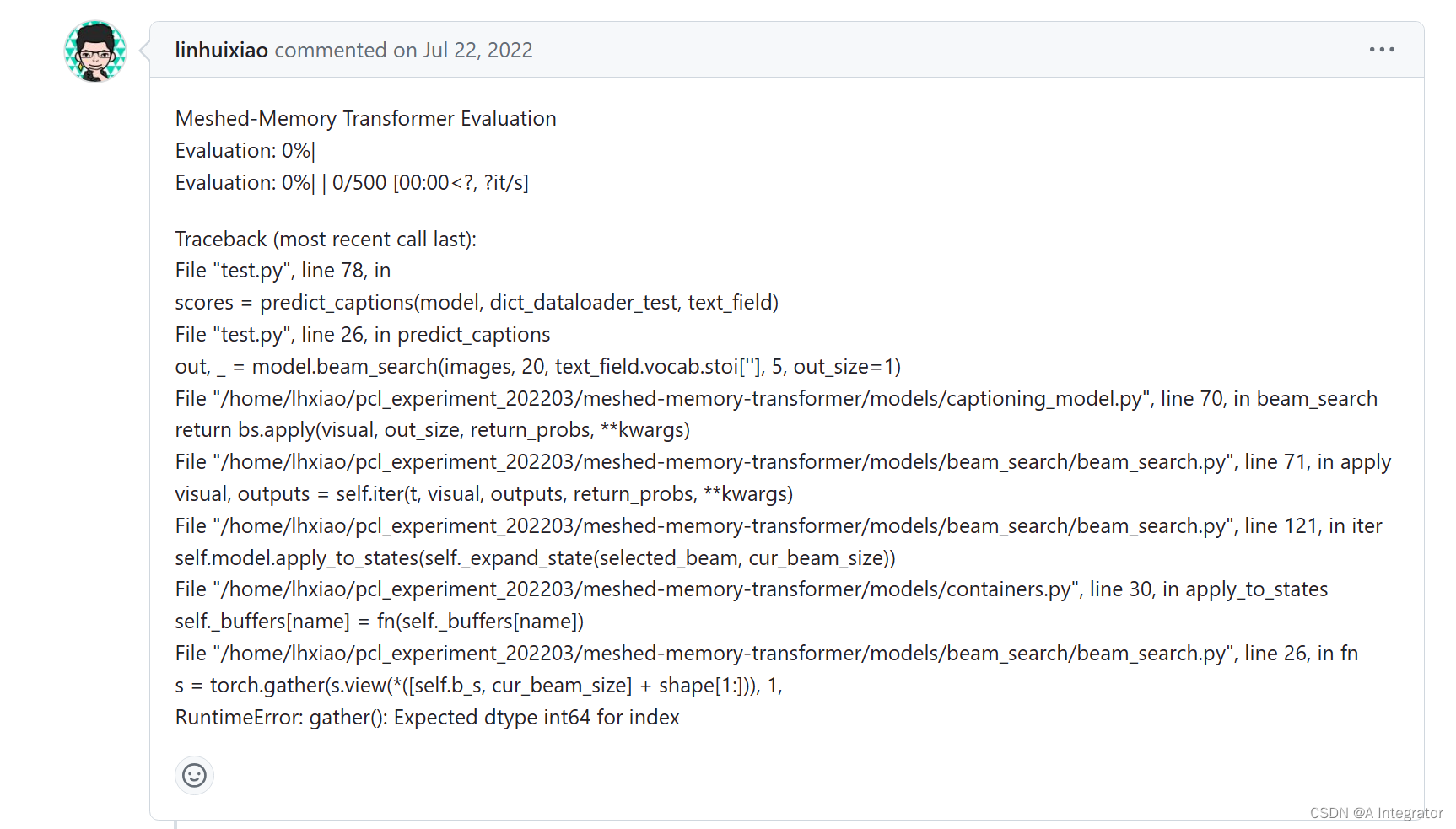 meshed-memory transformer代码实现（成功）-CSDN博客