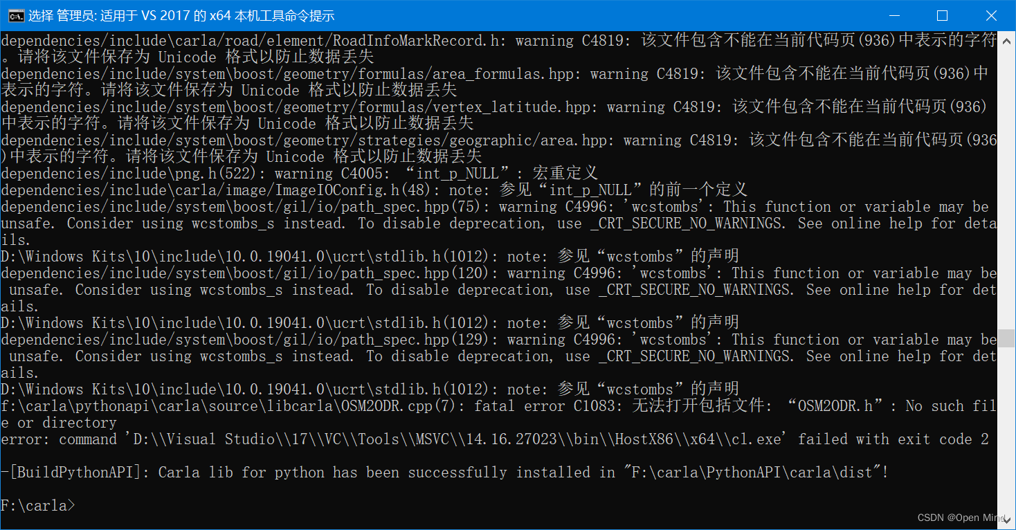 Windows10下源码编译搭建Carla环境_windows carla编译安装-CSDN博客