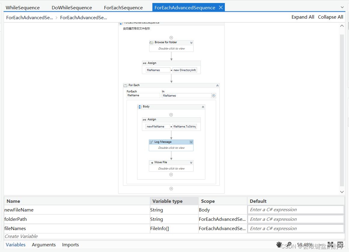 【UiPath2022+C#】UiPath 循环_uipath遍历循环-CSDN博客