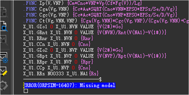PSPICE仿真自学——子电路相关问题不完全记录_floating point computation failed during matrix so-CSDN博客