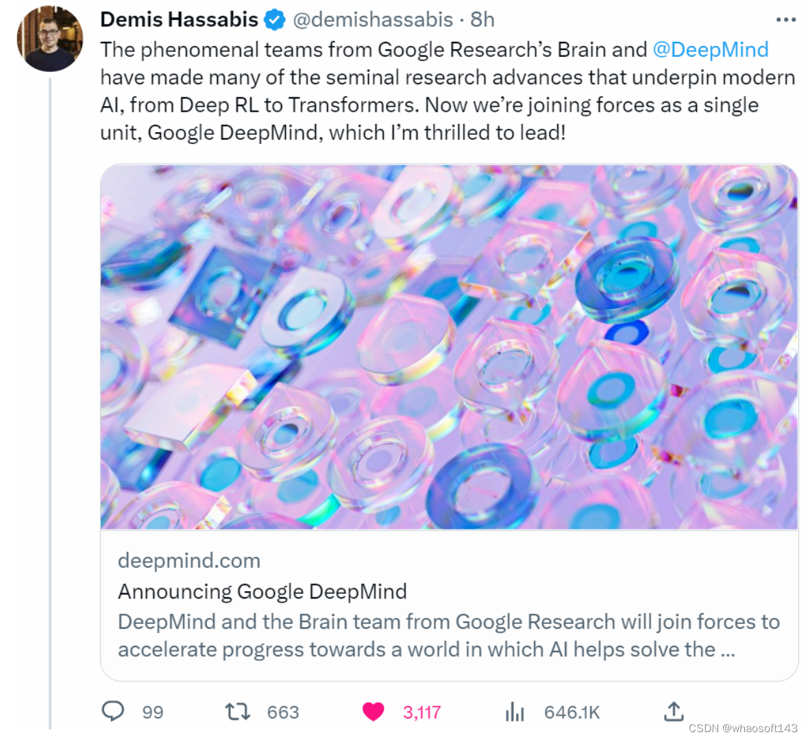 Google DeepMind-CSDN博客