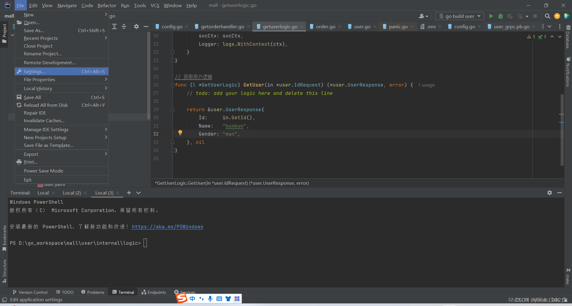 Goland 安装插件 AI 代码提示工具CodeGeeX_goland ai插件-CSDN博客