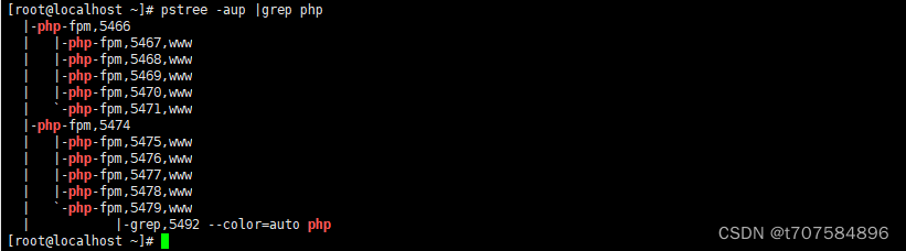 Linux下查看php进程,开启php Fpmand杀死php进程linux 启动php7 Fpm Csdn博客