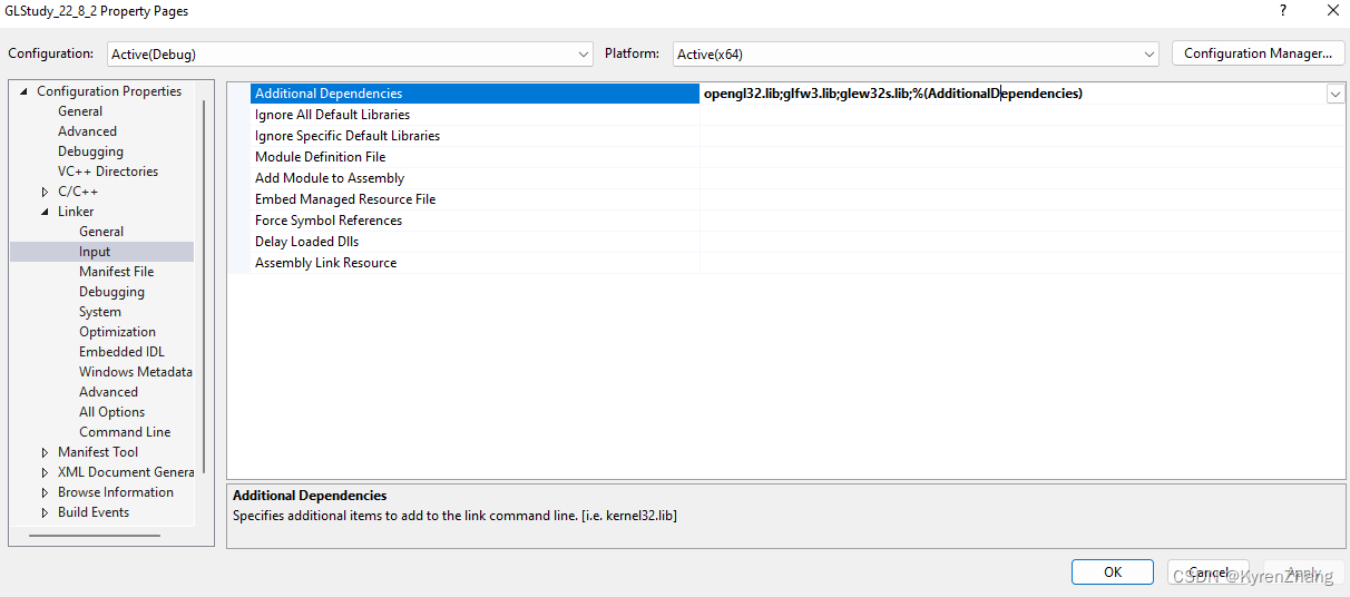 [OpenGL Study 1.0]GLEW GLAD GLFW + VS2022 环境搭建_visual studio 编译glew-CSDN博客