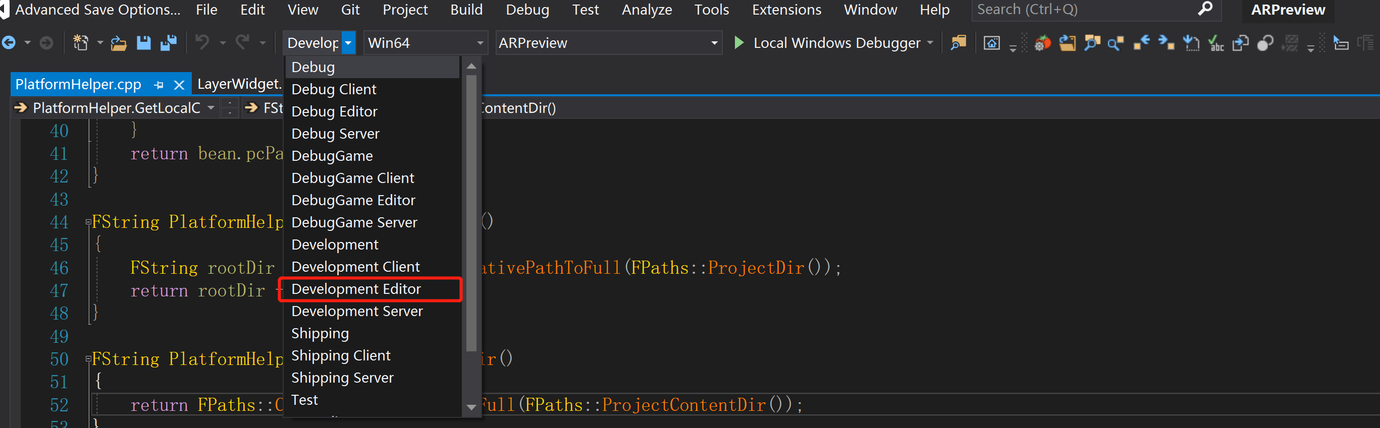 UE4不同启动模式 FPaths::ProjectDir() 所在位置-CSDN博客