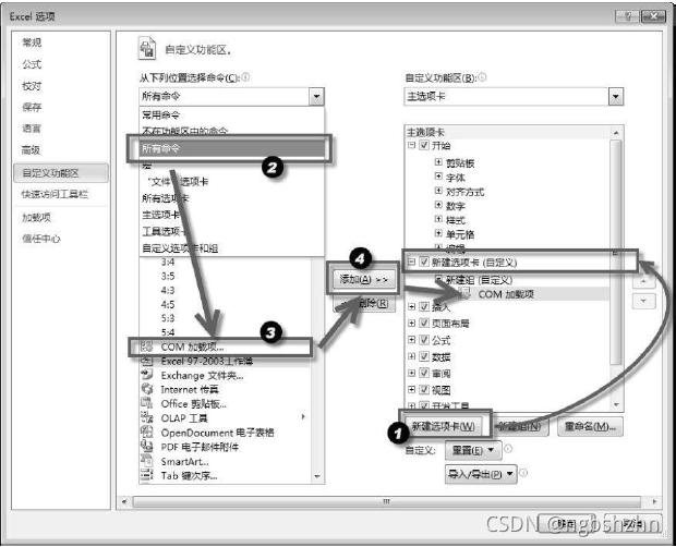Excel 2010 Vba 入门 138 添加选项卡和内置控件vba新建选项卡 Csdn博客
