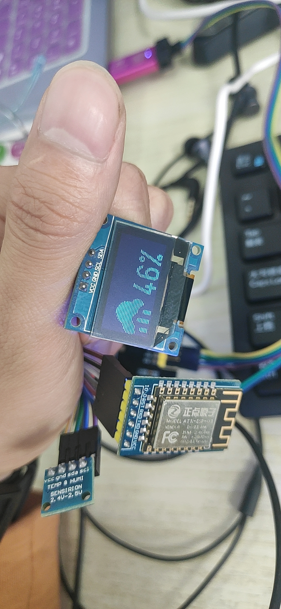 使用RT-Thread Studio DIY 迷你桌面时钟（四）| OLED显示时钟和温湿度（cpp组件 + u8g2软件包）-----基于stm32f103rct6_stm32 u8g2 ...