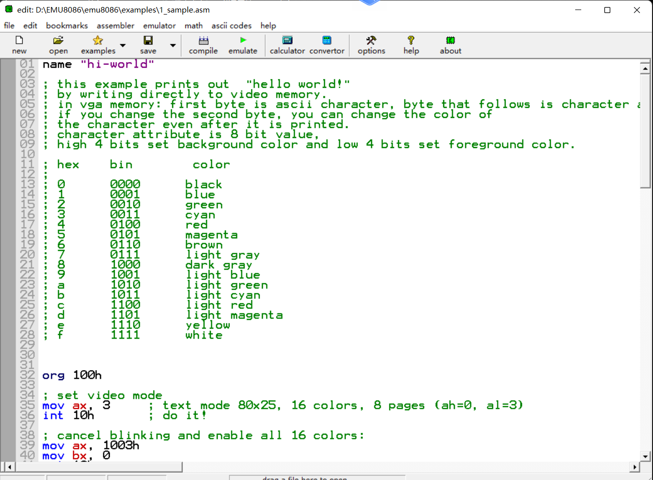 带你极速掌握EMU8086汇编工具，深刻理解微机原理（含安装与快速上手教程）-CSDN博客