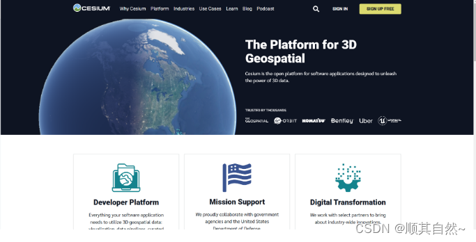 Cesium简介及发展历史-CSDN博客