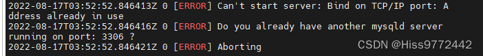 启动mysql报错：Job for mysqld.service failed because the control process exited with error code-CSDN博客