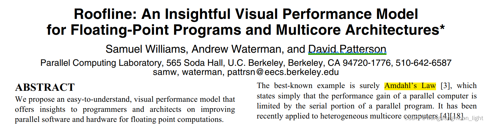 AI算力基础 -- Roofline模型_roofine模型-CSDN博客