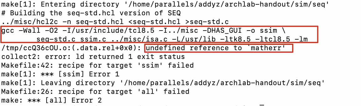 《深入理解计算机系统》Y86-64实验四Architecture Lab环境安装_archlab-handout-CSDN博客