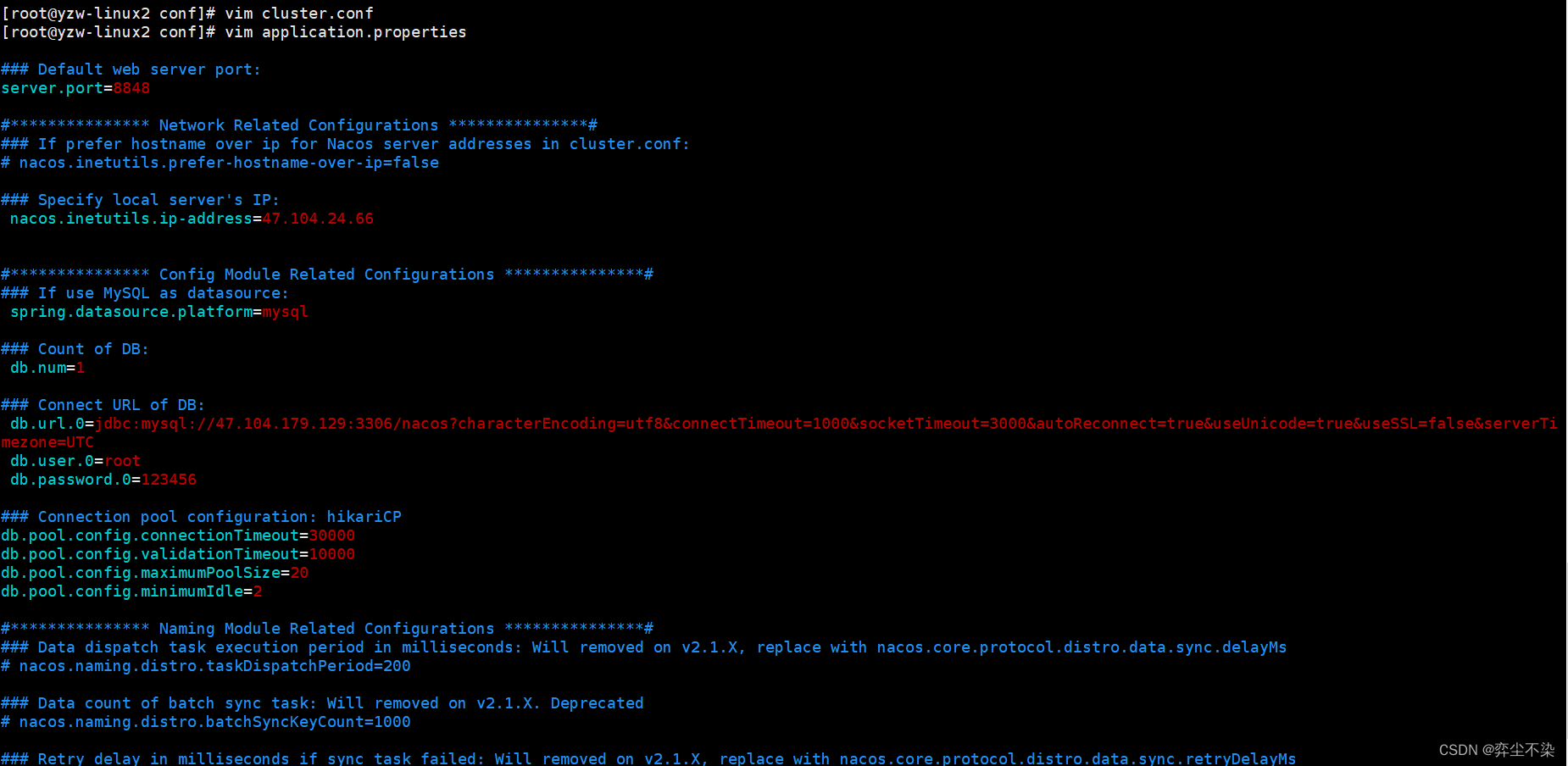 Nacos集群搭建_nacos sql脚本-CSDN博客