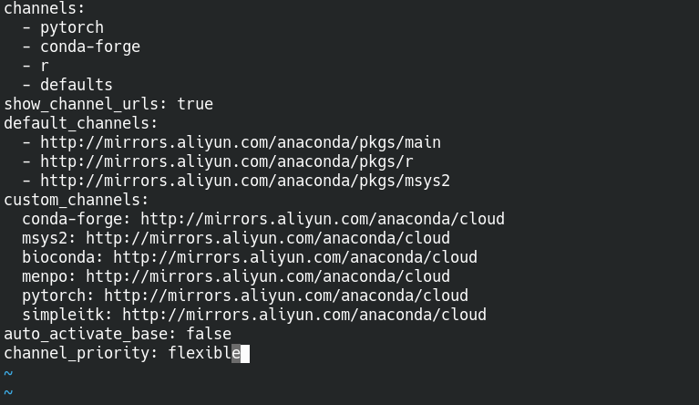 编辑condarc编辑channel的优先级_conda channel优先级-CSDN博客