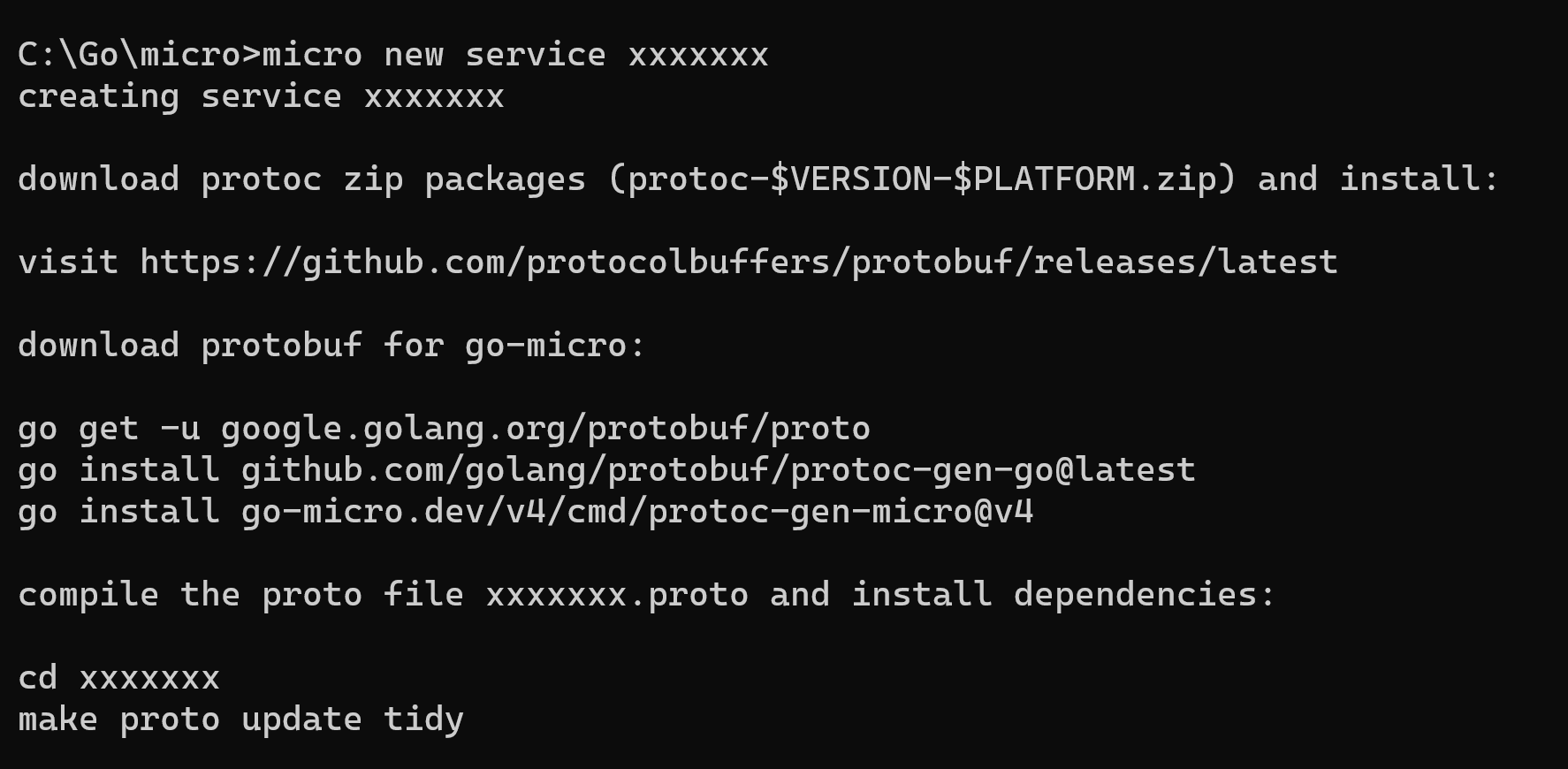 Go微服务——go-micro v4安装_go micro v4-CSDN博客