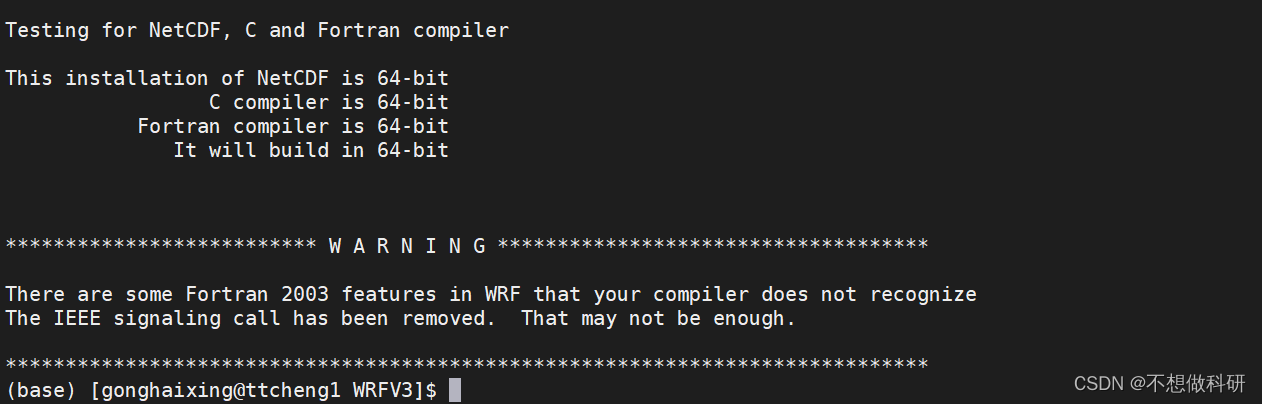 基于gfortran的WRF安装_wrf各版本的gfortran本本-CSDN博客