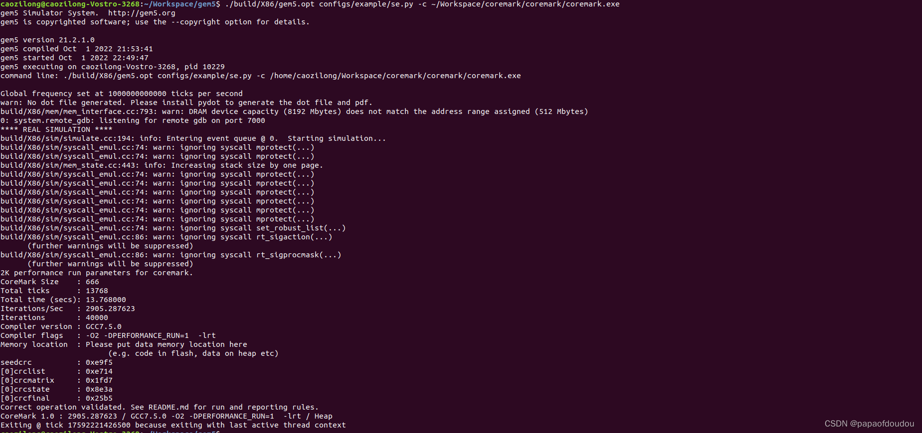 ubuntu18.04安装并测试gem5模拟器_ubuntu18.04anzhuang gem5-CSDN博客