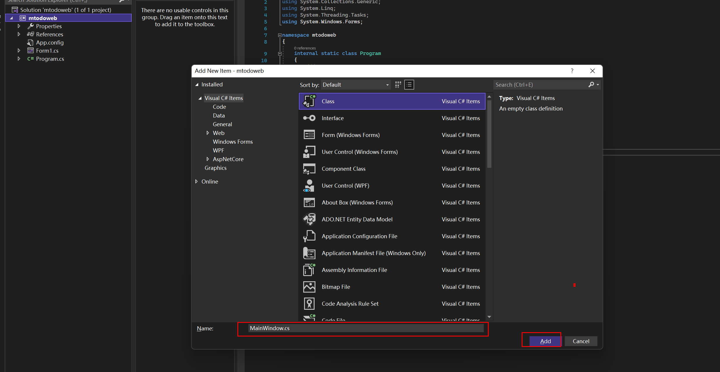 VisualStudio 快速开始使用 NanUI（从0搭建到运行程序仅需10分钟）_nanui 教程-CSDN博客