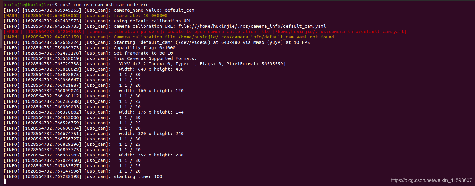 如何使用usb_cam和image_transport_plugins插件进行usb摄像头的视频获取和实时图像传输_image ...