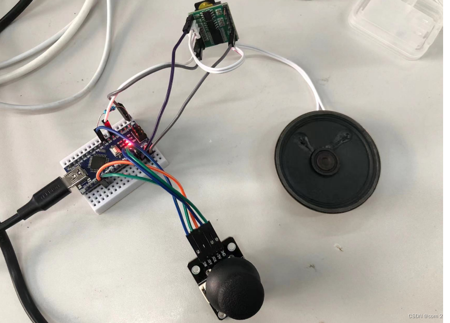 Arduino Esp32 使用 By8002 Mp3模块，案例：用摇杆控制的mp3播放器esp32u盘音乐播放 Csdn博客