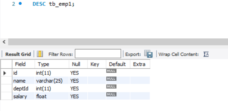 mysql8.0 数据表的基本操作 2 查看数据表结构_mysql 8.0 show create table-CSDN博客