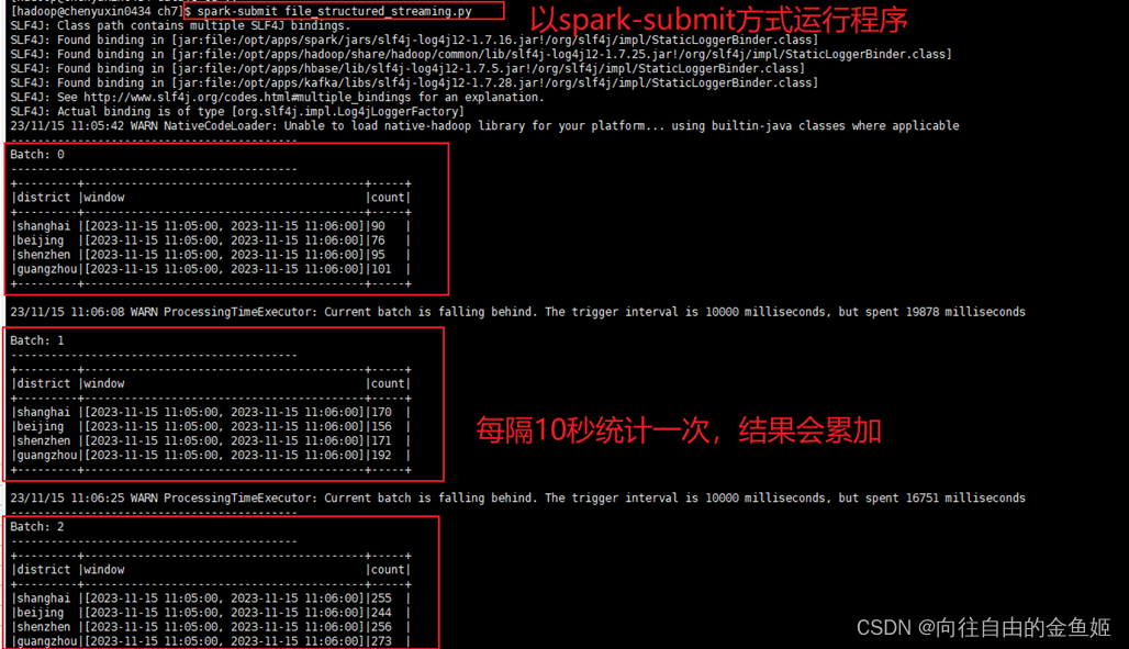 Spark Streaming编程实现流的词频操作_a.使用套接字流作为数据源,编写程序实现spark streaming进行词频统计。 注意netc-CSDN博客