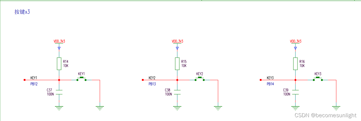 Stm32 按键控制的灯亮或灭 Stm32按键控制灯亮灭 Csdn博客