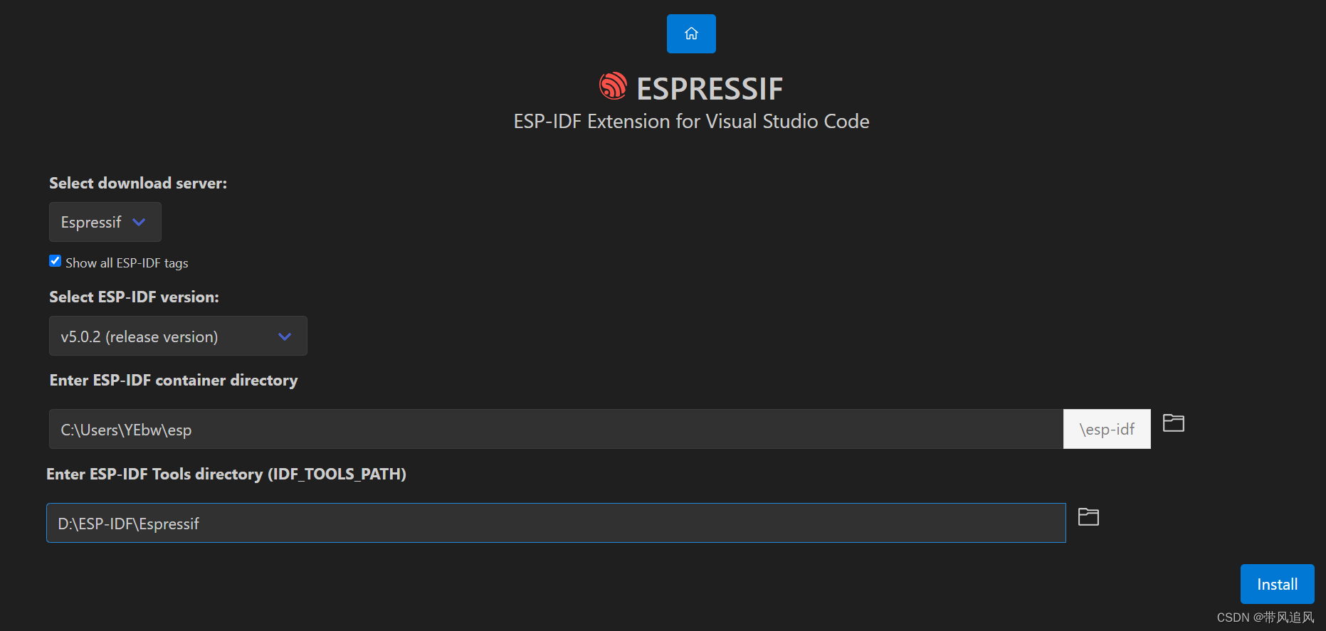 VScode+Espressif IDF开发环境被损坏后重搭的心路历程_requirement gcovr-CSDN博客