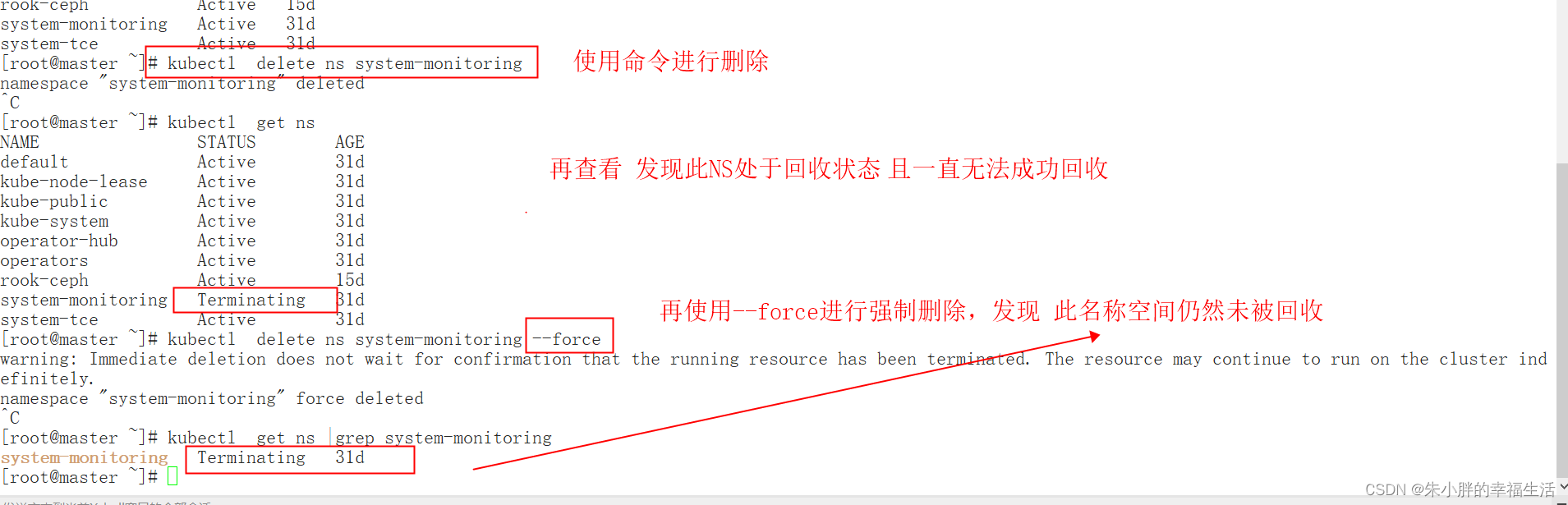 01 - ns删除卡住解决办法_删除删不掉的ns-CSDN博客
