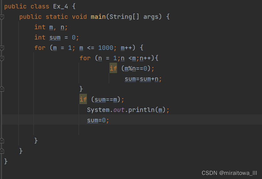 求1000以内所有的完数-CSDN博客