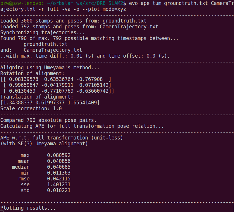 ubuntu使用EVO评测视觉SLAM轨迹精度_evo起点对齐-CSDN博客