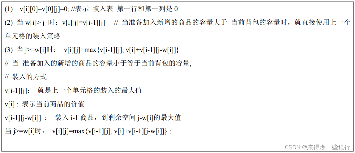 动态规划算法（01背包问题）算法01背包问题代码动态规划 Csdn博客